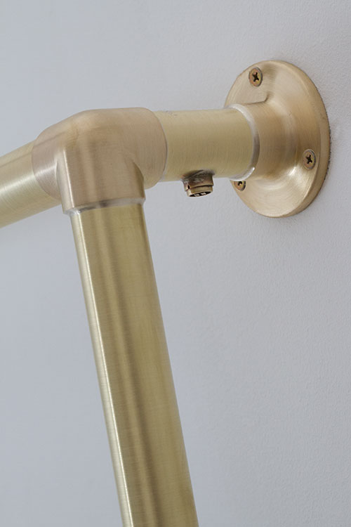 Brass Towel Rails & Towel Radiators - Natural, Brushed & Polished
