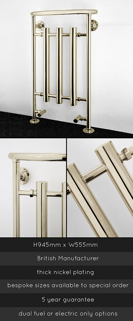 Suppliers | Traditional Nickel Towel Radiators & Towel Warmers - Lily