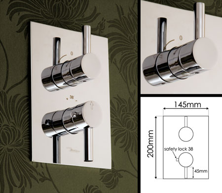 Dual Function Thermostatic Shower Valve | 2 Function Shower Valves