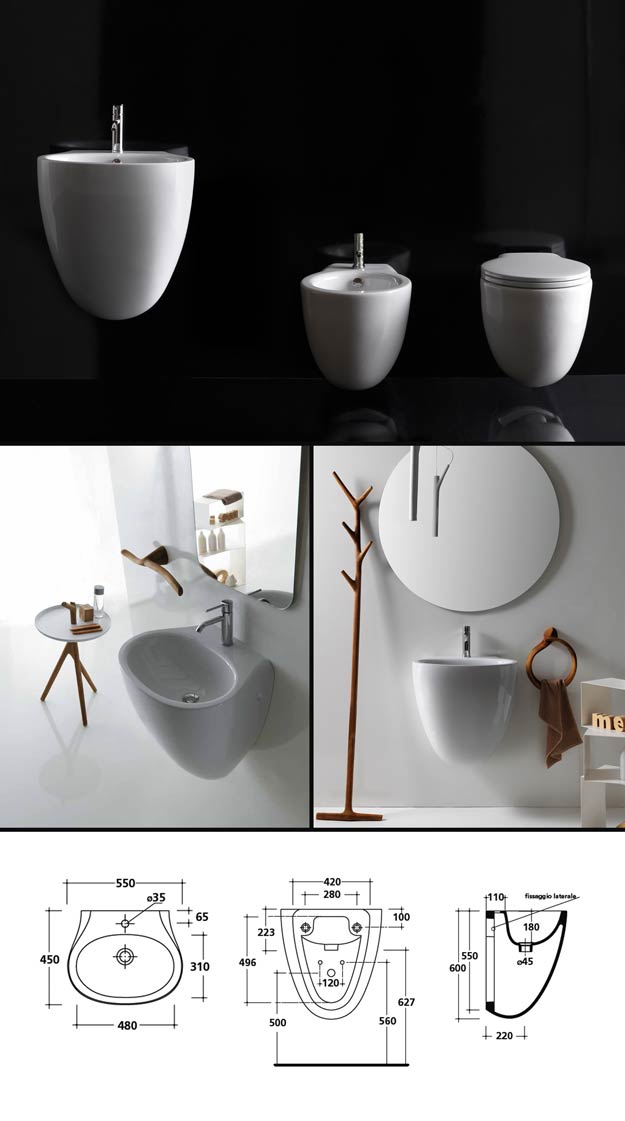 Deep Wall Hung Wash Basin | Wall Mounted Basin | Wall Basin