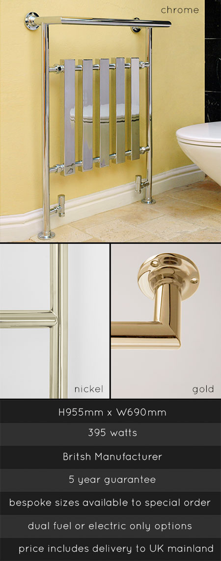 Modern & Contemporary Bathroom Radiators - Cubic Towel Radiator