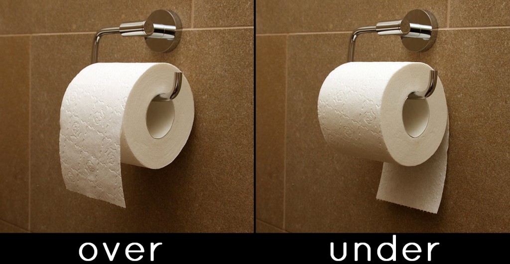Toilet Paper Hang From Ceiling