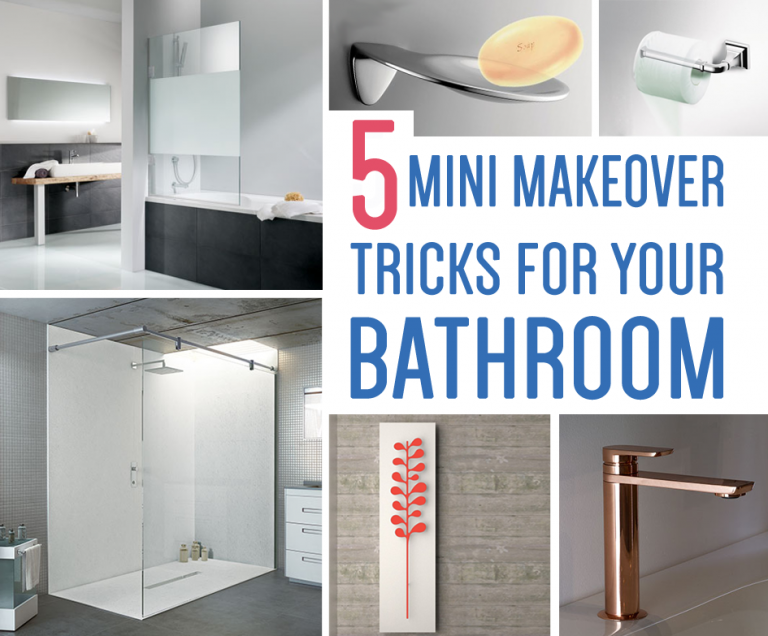 5 Mini Makeover Tricks for your Bathroom - LivinghouseLivinghouse