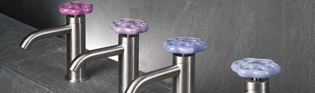 Adding colour with contemporary baths and taps - LivinghouseLivinghouse